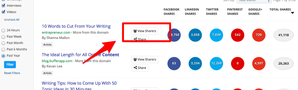 How to Use Social Media and Marketing App Buzzsumo For Sales Leads